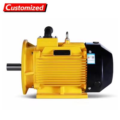 China Custom 0.75kW–315kW Three-Phase 3000 RPM AC Induction Explosion-Proof Motor with IP55 Protection and High Efficiency for sale