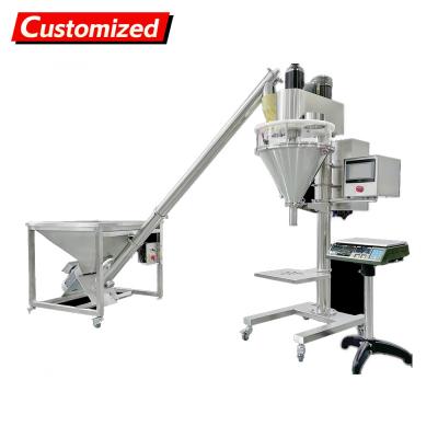 China Custom 304 Stainless Steel Semi-Automatic Powder Filling Machine with ≤±1% Accuracy and 300-800 Bags/Hour Speed for sale