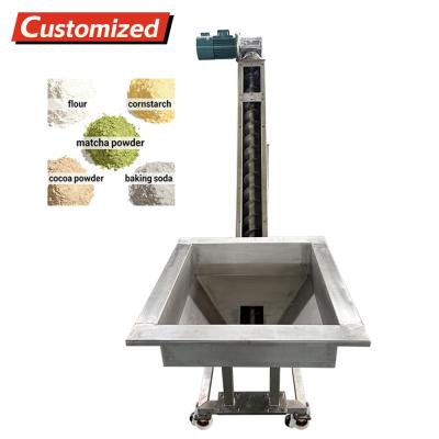 China Custom U-shaped Screw Conveyor with Powder Leakage Prevention and Stainless Steel Material for Various Industries for sale