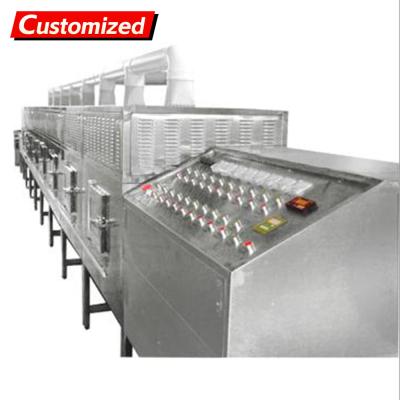 China Custom SUS304 Stainless Steel Microwave Dryer with PLC Intelligent Control for Low-Temperature Drying for sale