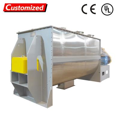China Variable Speed Stainless Steel Horizontal Powder Mixer with 500-1000L Mixing Capacity for sale