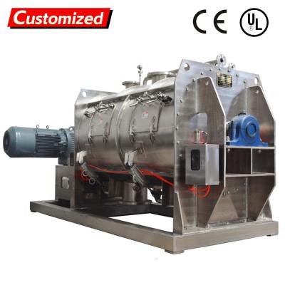 China Industrial-Grade Plow-Type Shear Mixer with Variable Speed Control and Stainless Steel Construction for High-Accuracy Mixing for sale