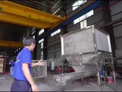 Medicine Powder Mixing Machine with Industrial Horizontal Design and Ribbon Blender