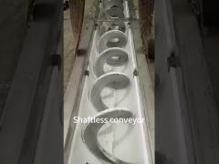 Tempo de entrega estimado OEM Conveyor de parafusos de aço carbono para transporte de lodo de grãos personalizado