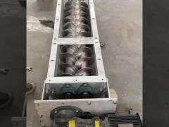 Wesew Auger Conveyor with Customizable Screw Flight for Material Handling Solutions