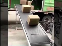 oem Mobile Folding Industrial Inclined Belt Conveyor for Loading and Unloading Goods Belt Inclined C