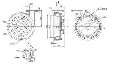 Cina Missione Pump Parts Housing Assembly PN G0006026 per la sostituzione in vendita