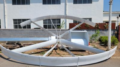 China Fiberglass reinforced plastic FRP GRP Blades for Vertical Axis Wind Generators for sale