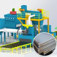 China Autoblasting Machine For Plate Cleaning Rust Remove for sale