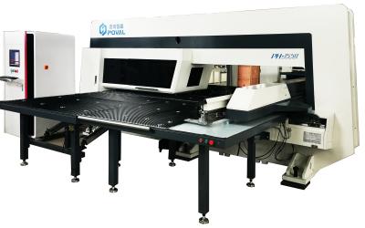 China CNC Ponsenmachine met het Voeden van Lijst voor koolstofstaalplaat en de plaatponsen van de aluminiumlegering Te koop