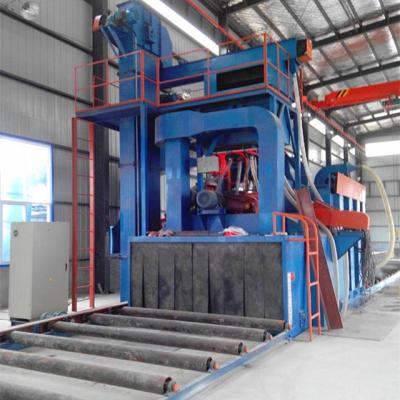 China Máquina de sopro abrasivo da maquinaria da engenharia, máquina da limpeza da placa de aço à venda