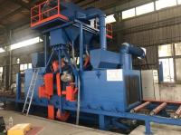 China Industrial Automatic Blasting Machine , Abrasive Blasting Equipment Roller Conveying Pass Through for sale