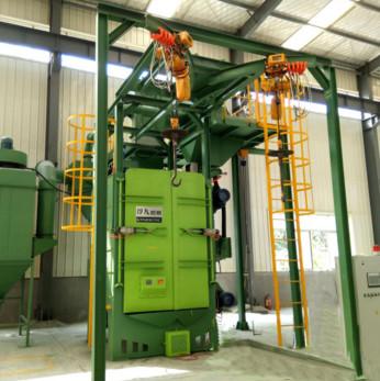 China Q37 het Type van Reekshaak Schot het Vernietigen kenmerkt de Machine Geen Kuil voor Oppervlaktereiniging Te koop