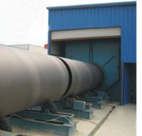 China Dustless Pipe Sand Blasting Machine PLC Frequency Control , Improve Inherent Quality for sale