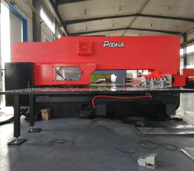 Cina Macchina della pressa meccanica di CNC di colore rosso per il piatto d'acciaio, rendimento elevato in vendita