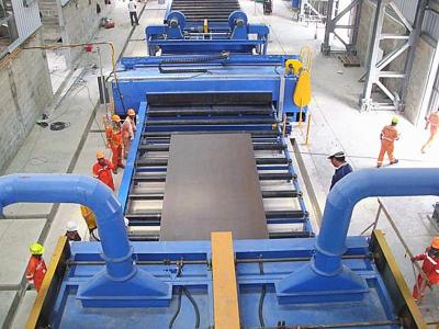 Cina Rendimento elevato a macchina di granigliatura del trasportatore a rulli della struttura compatta in vendita