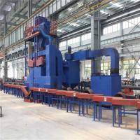 China Efficient Steel Plate Shot Blasting Machine Roller Conveyor Type High Performance for sale