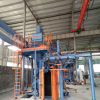 China Overhead Chain Hanger Type Shot Blasting Machine Industrial Shot Blaster High Efficiency for sale