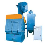 China Roller Conveyor Tumble Shot Blasting Machine Q32 For Small Workpiece Compact Structure for sale