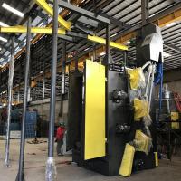 China Hanger Double Automatic Blasting Machine For Lpg Gas Cylinder Compact Structure for sale