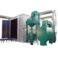China Automatic Recycling Sand Blaster Machine Customized Design Large Structure for sale