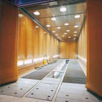 China Rust Removal Sand Blasting Room Automatic High Efficiency Shot Blasting Room for sale