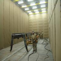 China Rust Removal Sand Blasting Room Automatic High Efficiency Shot Blasting Room for sale