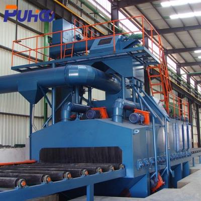 中国 ローラーのクリーニングの錆のための鋼鉄ショット ブラスト機械Abrator Hのビーム ショット ブラスト機械 販売のため