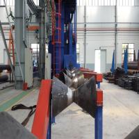 China Grit Blasting Steel Pipe Sand Blasting Machine Customized Power High Efficiency for sale