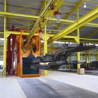 China Mechanical Hanger Type Shot Blasting Machine for sale