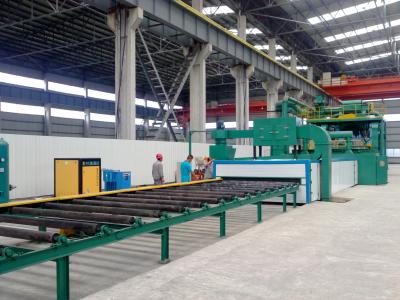 China Máquina de sopro de aço do tiro do transporte de rolo à venda