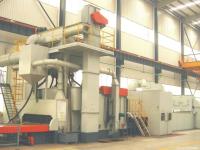 China Steel Roller Conveyor Shot Blasting Machine for sale