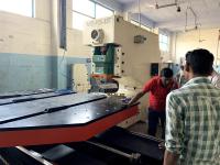 China Hydraulic 6mm Thickness Platform CNC Punching Machine for sale