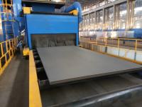 China Compact Roller Conveyor Steel Shot Blasting Machine for sale