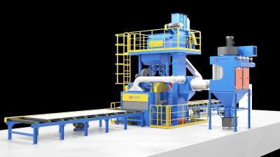 China A oxidação do feixe de H remove a máquina de sopro do tiro do transporte de rolo de 1,21 M/S à venda