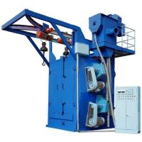 China Remote Hook Overhead Hanger Type Shot Blasting Machine for sale