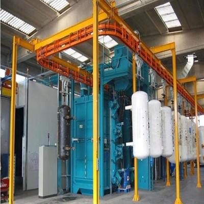 Cina Linea pulita liquefatta della macchina di granigliatura della bombola a gas che appende tipo a catena in vendita