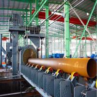 China Gas Pipe Oil Pipe Outer Inner Shot Blasting Machine rust remove for sale