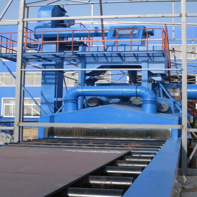 China Máquina de sopro de aço do tiro do feixe de Abrator H da máquina de sopro do tiro do rolo para a oxidação de limpeza à venda