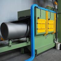 China Steel pipe outer wall shot blasting machine cleaning machine for sale