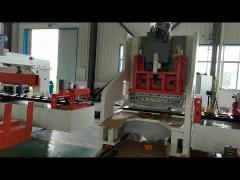 Машина CNC автоматической стали 800 KN луча автомобиля пробивая