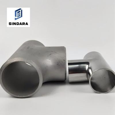 China ASTM A234 A420 A403 Steel Pipe Fittings Butt Weld Socket Threaded Tee for sale