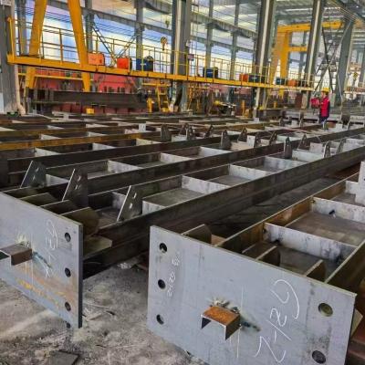 中国 H型鋼構造用鋼ビーム向け、Q355B/Q235B材質溶接のカスタマイズ可能な切断および溶接 販売のため