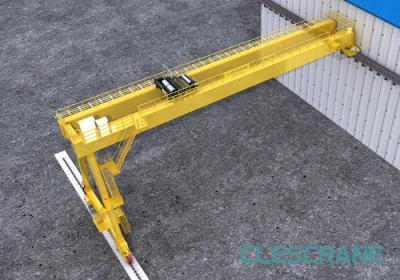 China good quality electric hoist semi-gantry crane Chinese supplier for sale