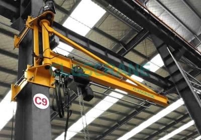 China Hot sale rotating arm beam wall mounted slewing jib crane 0.5t 5t for sale