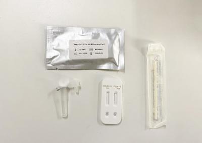 China Colloidal Gold Flu A Flu B  IAntigen Test Antigen Rapid Swab Test Kit for 20 Person for sale