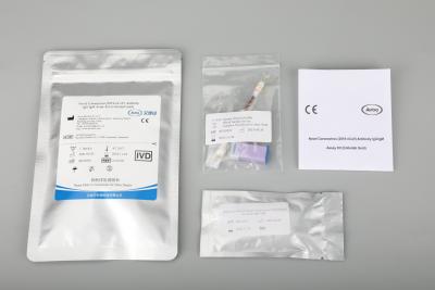 China Igg/Igm Combined Virus Rapid Test Antibody One Step Test Kit Immunochromatography Assay for sale