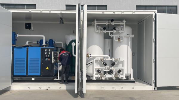 Quality Customized Nitrogen Plant N2 Gas Generation Container Type Nitrogen Generator for sale