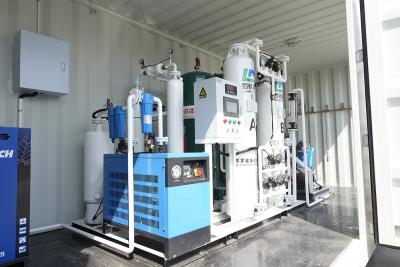 China Fluxo 1-200Nm3/H Gerador industrial de oxigénio Processamento personalizado Baixo investimento à venda