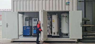 China High Efficiency Containerized Oxygen Plant Generator Stable Output Safe Performance For Industries for sale